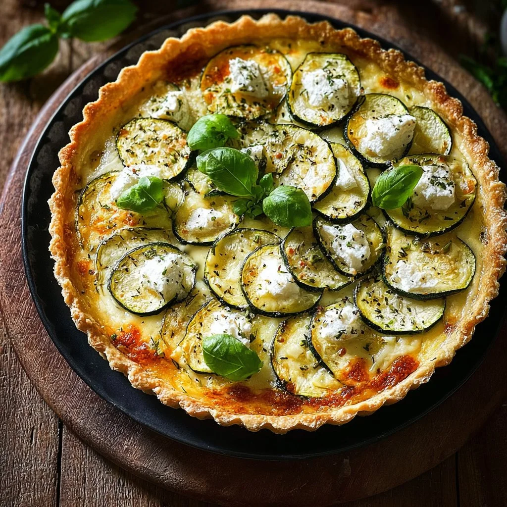 Tarte Courgette Feta