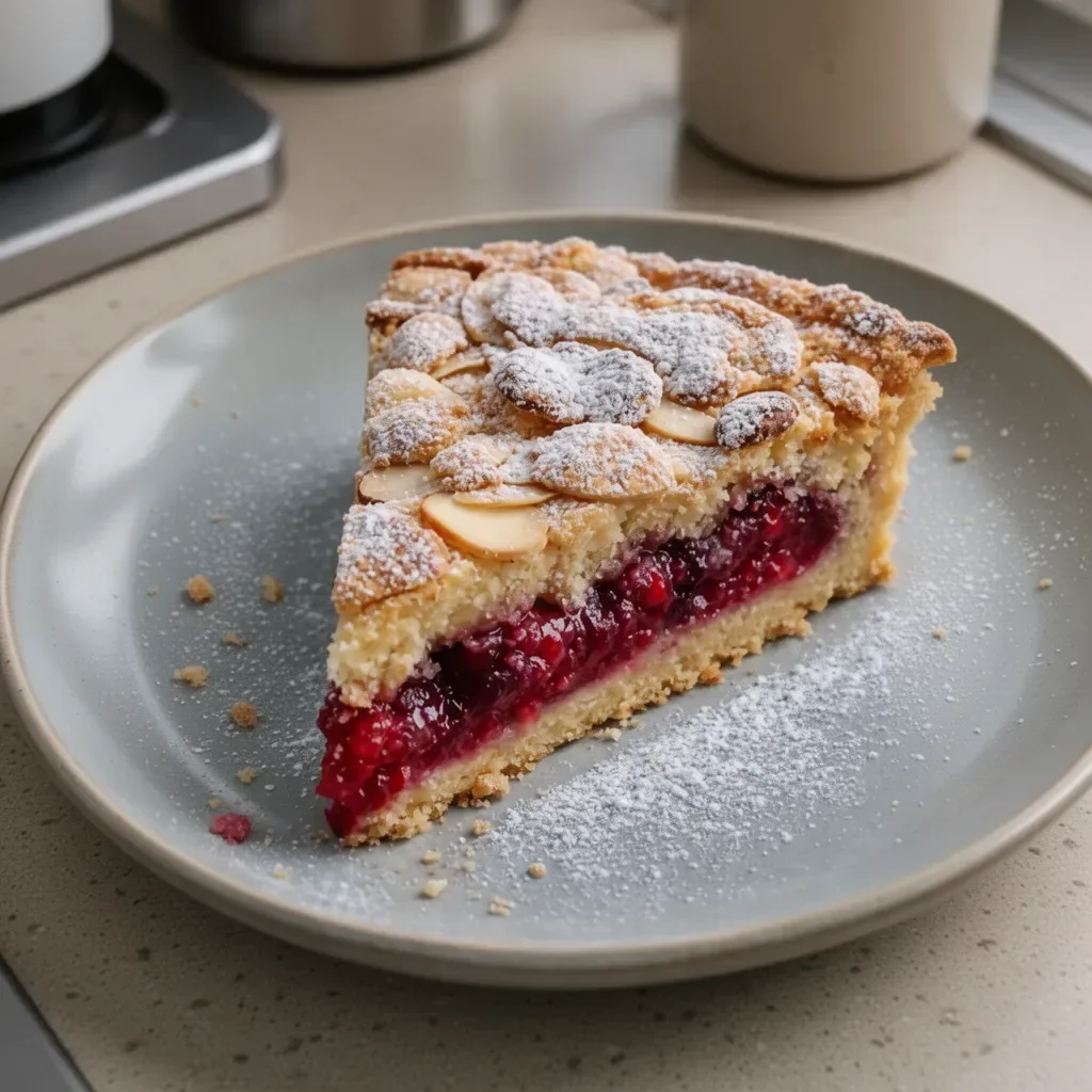 Tarte Bakewell aux Framboises Sans Pâte